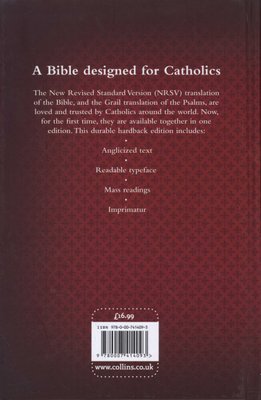 Catholic Bible: New Revised Standard Version (NRSV) Anglicised edition ...