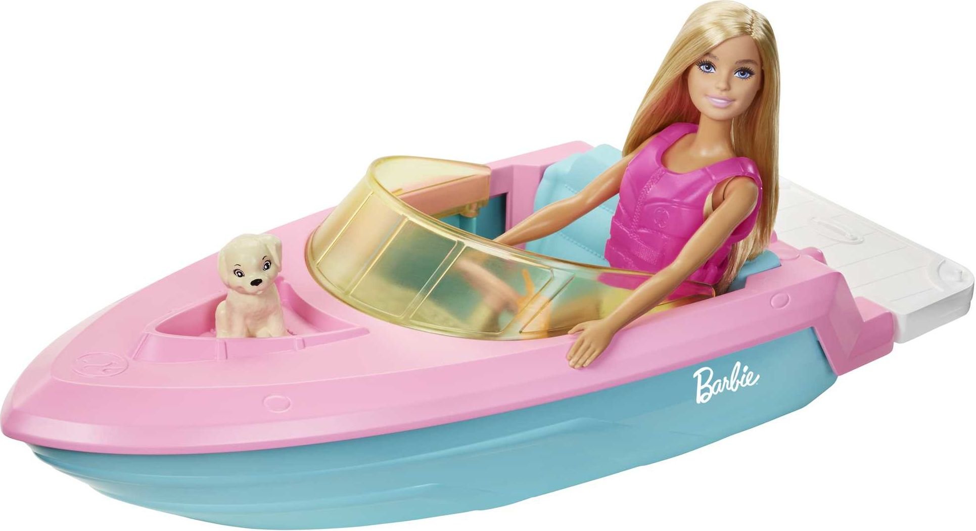 Barbie on a boat store